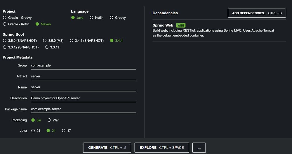 Servicios Web RESTful (IV) - OpenAPI Generator