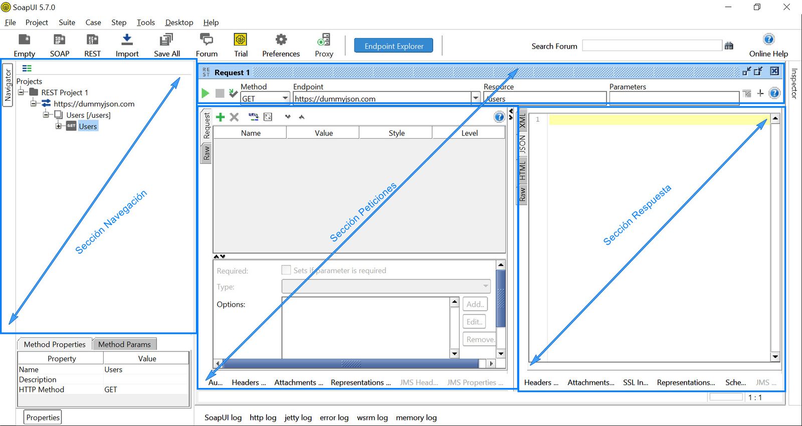 Aprende a testear servicios REST API con SoapUI