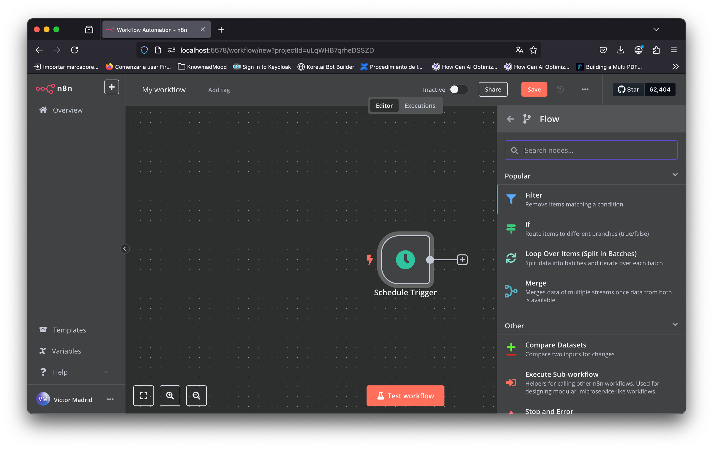 Primeros pasos con n8n